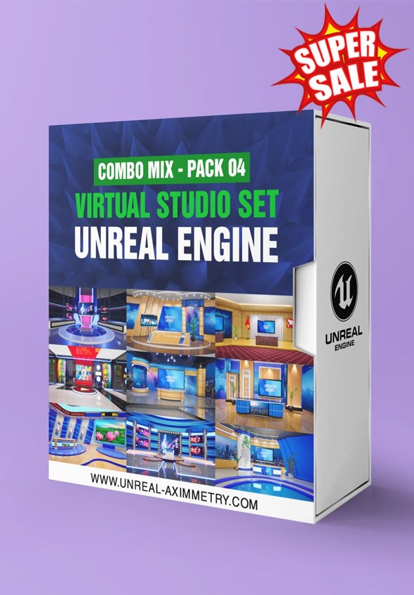 STAGE 100 | UNREAL ENGINE VIRTUAL SET - 3D VIRTUAL STUDIO - Best Marketplace For Virtual ...