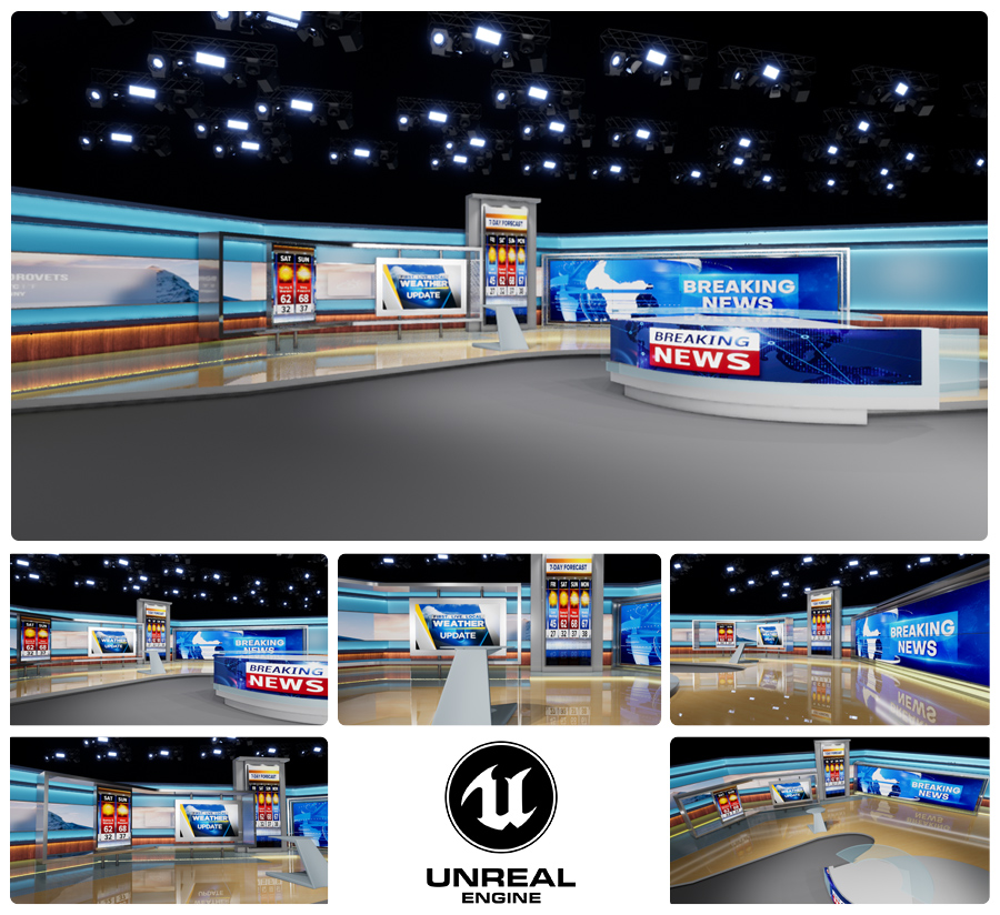 STAGE 115 | UNREAL ENGINE VIRTUAL SET - 3D VIRTUAL STUDIO - Best ...