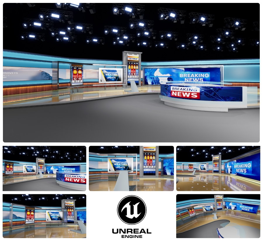 STAGE 115 | UNREAL ENGINE VIRTUAL SET - 3D VIRTUAL STUDIO - Best Marketplace For Virtual ...