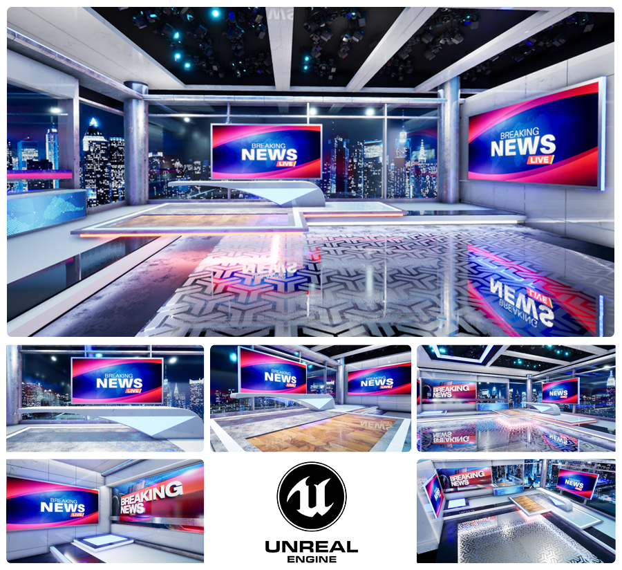 NEWS 150 | UNREAL ENGINE VIRTUAL SET - 3D VIRTUAL STUDIO - Best Marketplace For Virtual ...