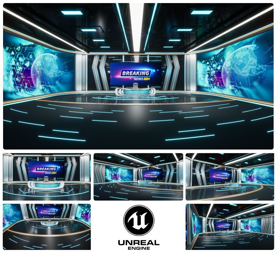 STAGE 127 | UNREAL ENGINE VIRTUAL SET - 3D VIRTUAL STUDIO - Best ...
