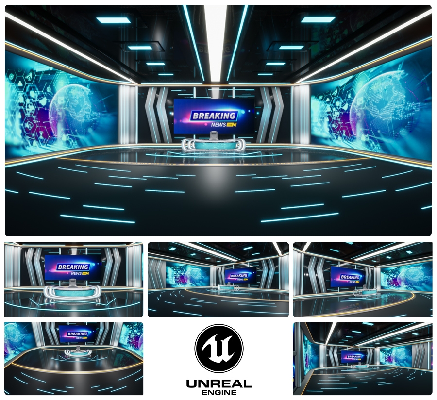 STAGE 85 | UNREAL ENGINE VIRTUAL SET - 3D VIRTUAL STUDIO - Best Marketplace For Virtual ...