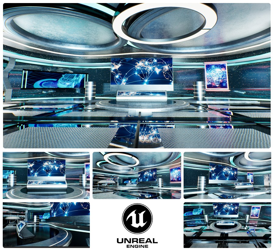 STAGE 115 | UNREAL ENGINE VIRTUAL SET - 3D VIRTUAL STUDIO - Best Marketplace For Virtual ...