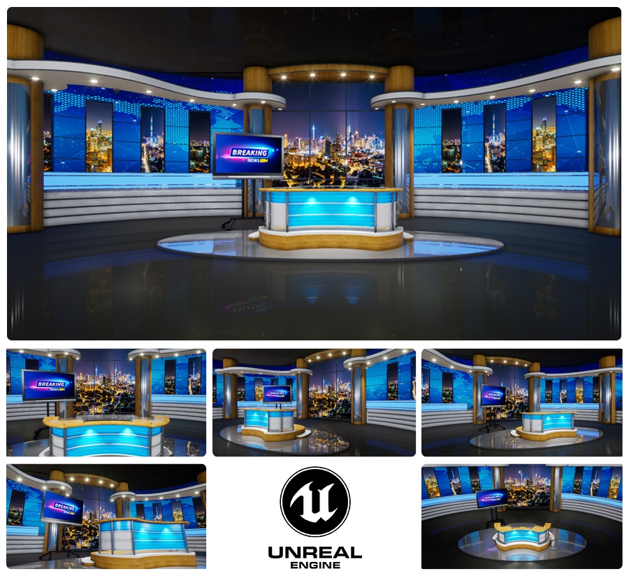 STAGE 114 | UNREAL ENGINE VIRTUAL SET - 3D VIRTUAL STUDIO - Best ...