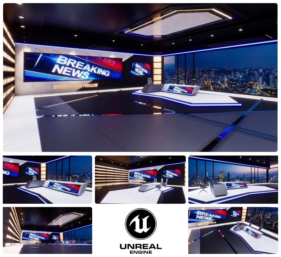 NEWS 161 | UNREAL ENGINE VIRTUAL SET - 3D VIRTUAL STUDIO - Best Marketplace For Virtual ...