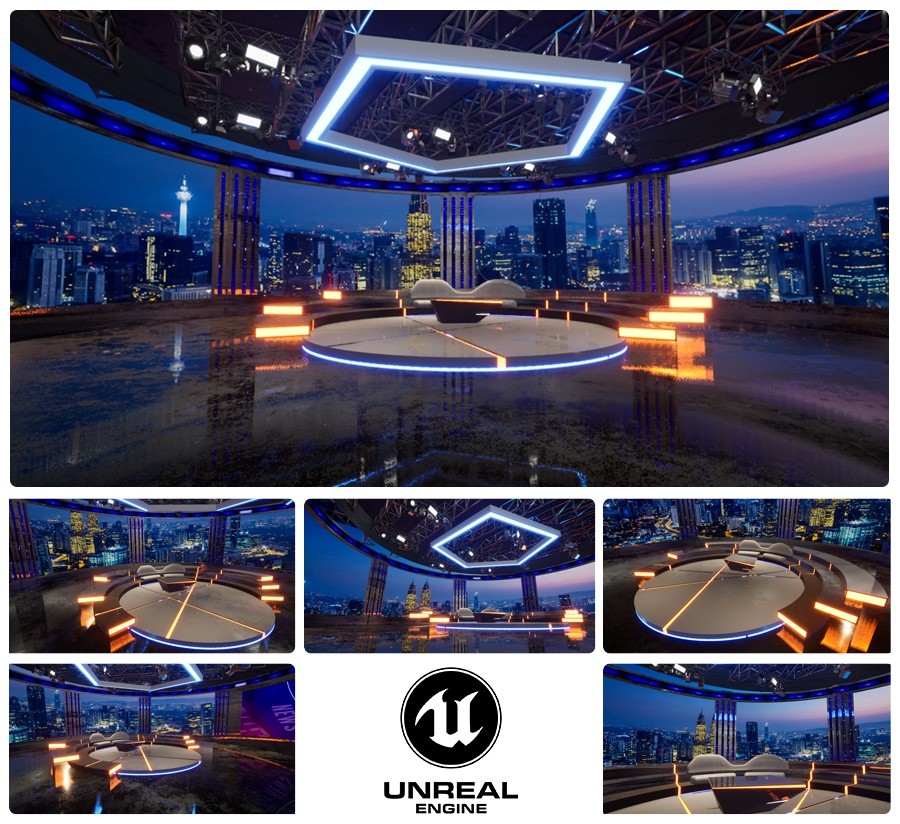 NEWS 119 | UNREAL ENGINE VIRTUAL SET - 3D VIRTUAL STUDIO - Best ...