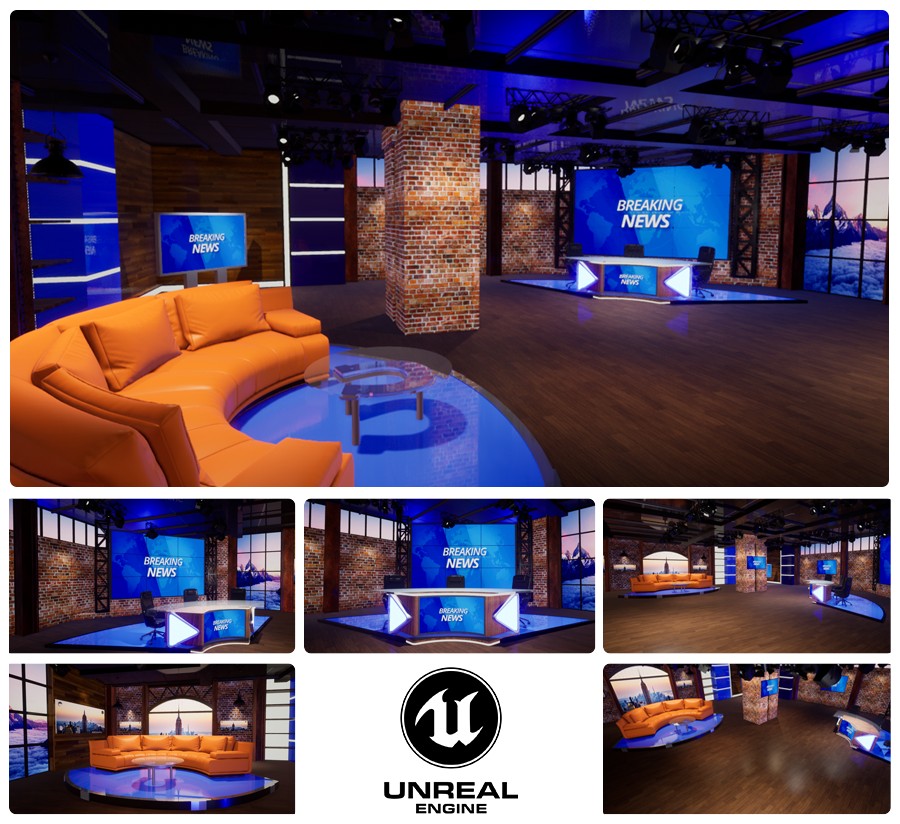 NEWS 172 | UNREAL ENGINE VIRTUAL SET - 3D VIRTUAL STUDIO - Best Marketplace For Virtual ...