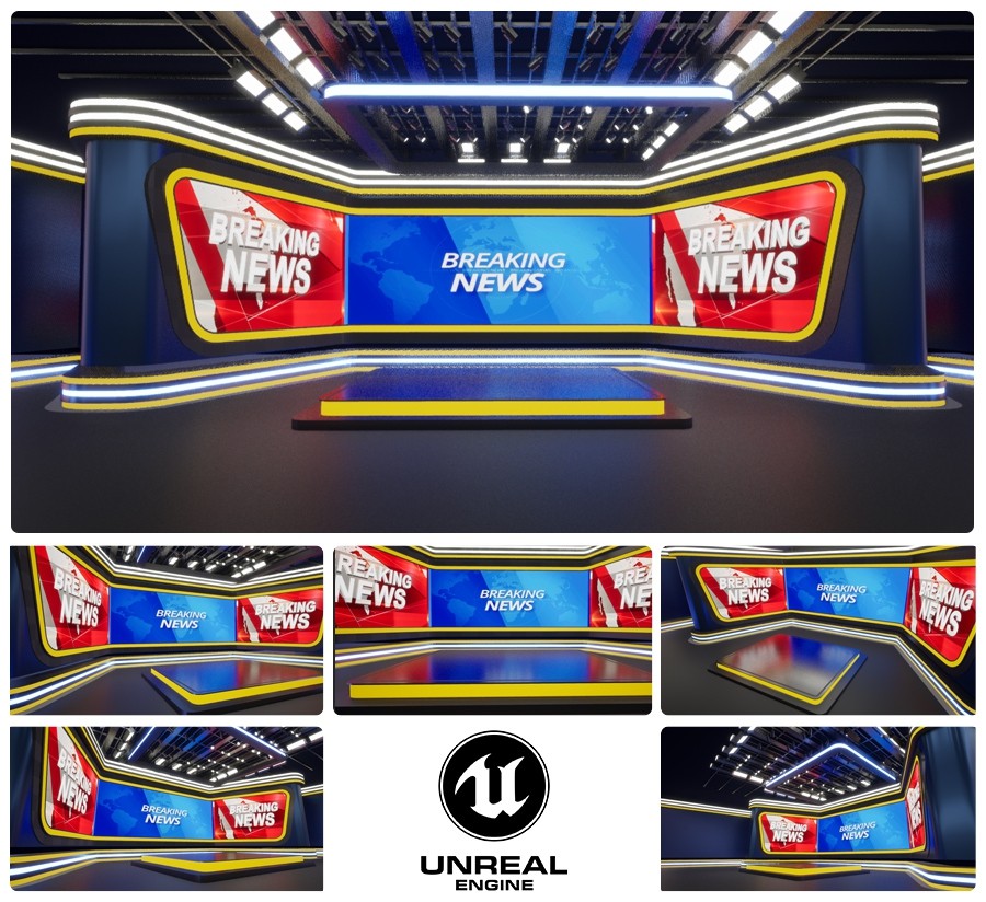 NEWS 138 | UNREAL ENGINE VIRTUAL SET - 3D VIRTUAL STUDIO - Best ...