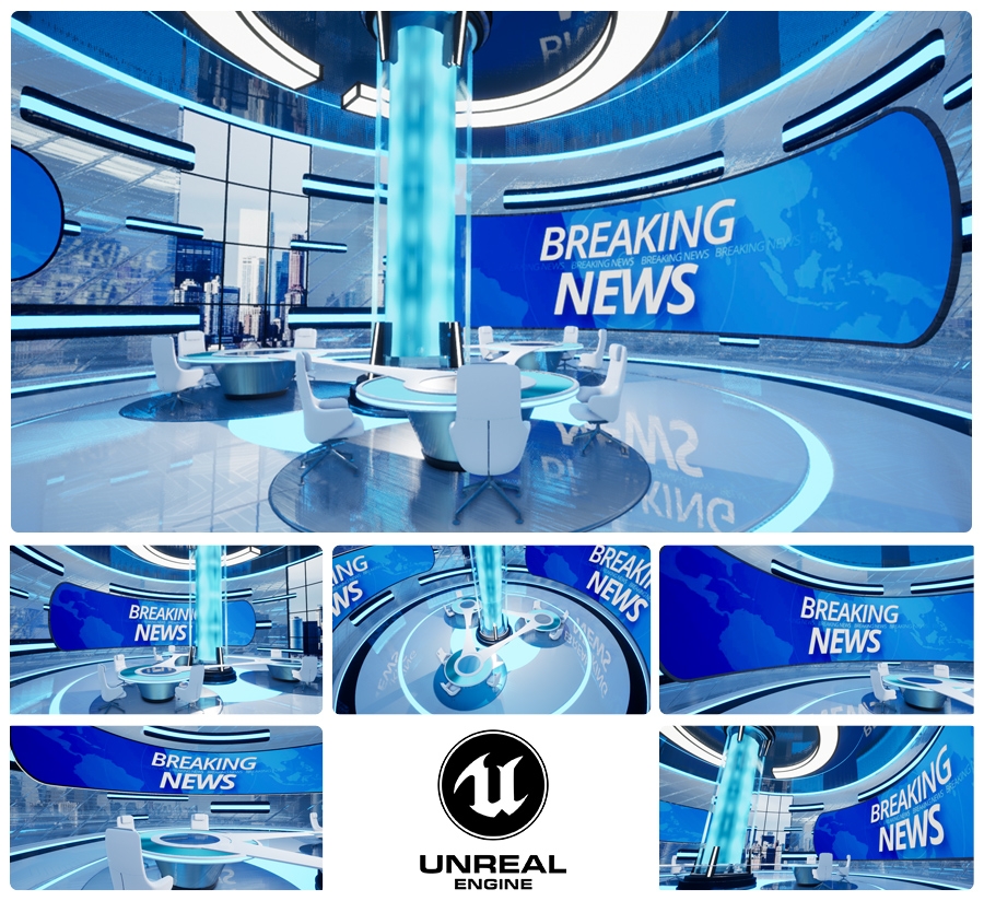 NEWS 143 | UNREAL ENGINE VIRTUAL SET - 3D VIRTUAL STUDIO - Best ...