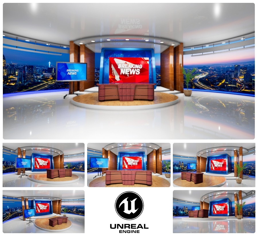 Free Download Unreal Virtual Studio Set - 3D VIRTUAL STUDIO - Best Marketplace For Virtual ...