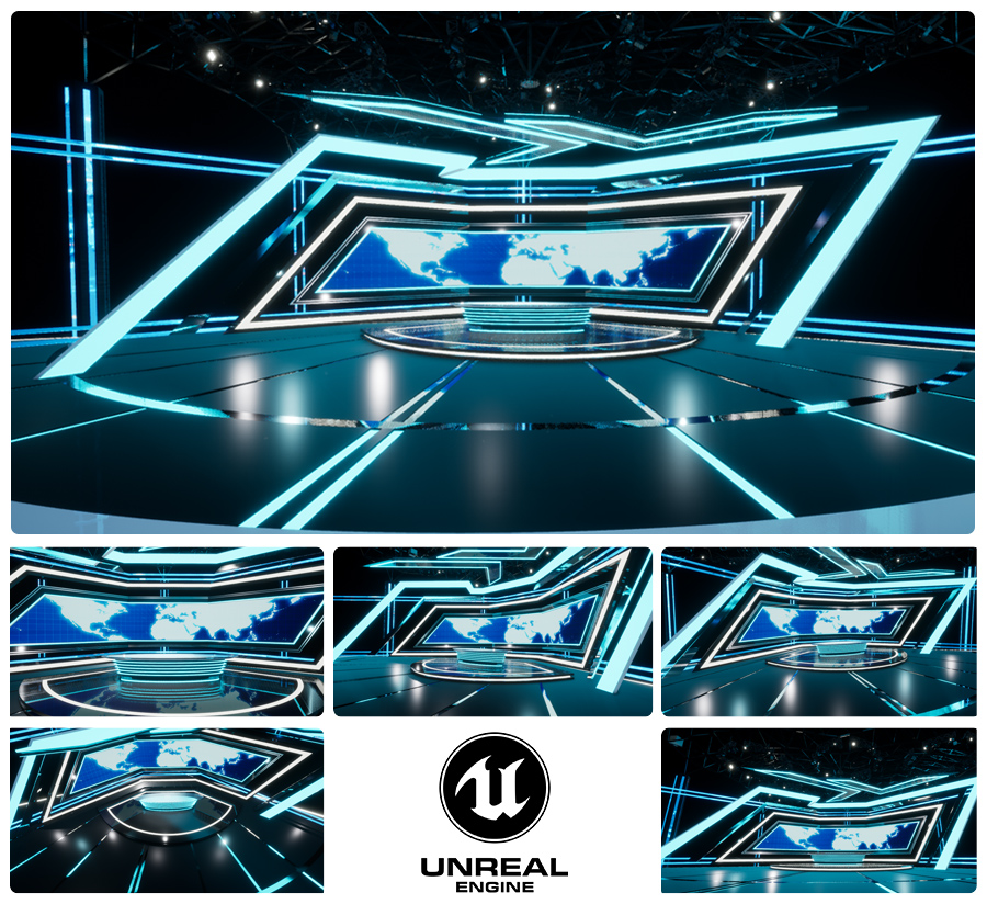 STAGE 115 | UNREAL ENGINE VIRTUAL SET - 3D VIRTUAL STUDIO - Best Marketplace For Virtual ...