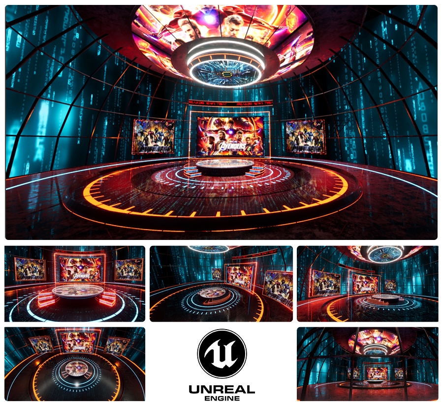 STAGE 118 | UNREAL ENGINE VIRTUAL SET - 3D VIRTUAL STUDIO - Best Marketplace For Virtual ...