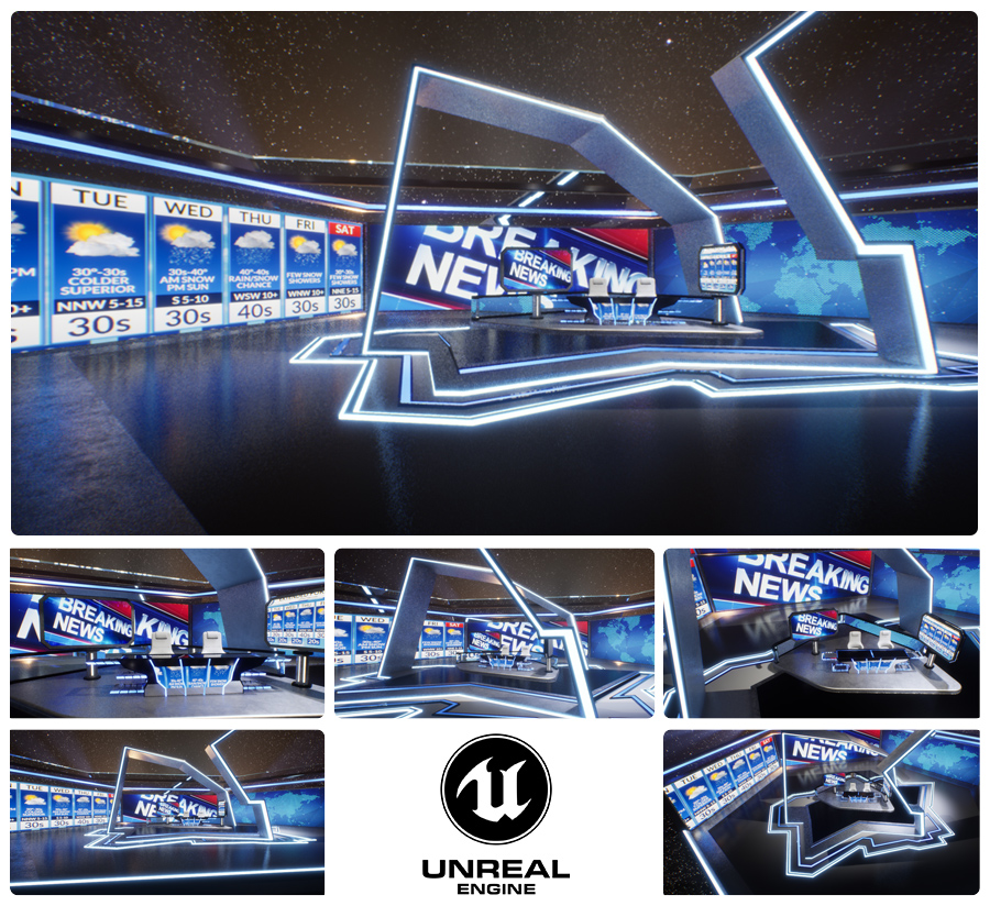 STAGE 108 | UNREAL ENGINE VIRTUAL SET - 3D VIRTUAL STUDIO - Best Marketplace For Virtual ...