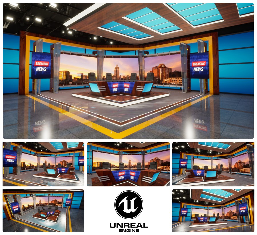 SPORT 02 | UNREAL ENGINE VIRTUAL SET - 3D VIRTUAL STUDIO - Best ...