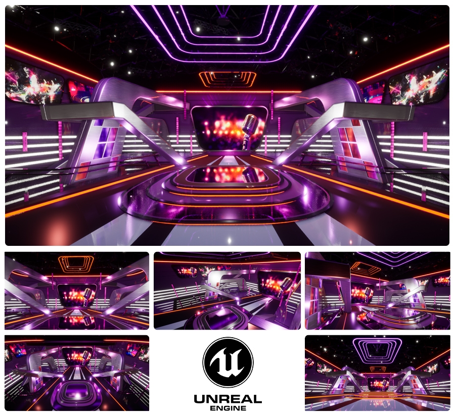 STAGE 105 | UNREAL ENGINE VIRTUAL SET - 3D VIRTUAL STUDIO - Best Marketplace For Virtual ...