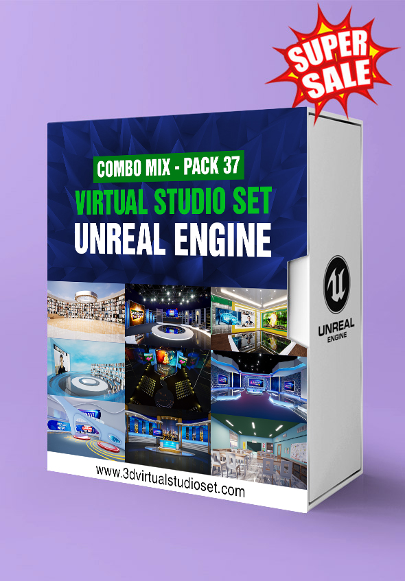 BROADCAST 02 | UNREAL ENGINE VIRTUAL SET - 3D VIRTUAL STUDIO - Best Marketplace For Virtual ...