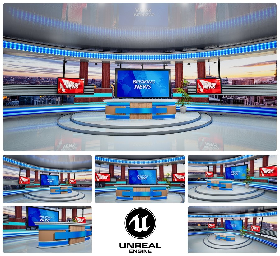 STAGE 85 | UNREAL ENGINE VIRTUAL SET - 3D VIRTUAL STUDIO - Best Marketplace For Virtual ...