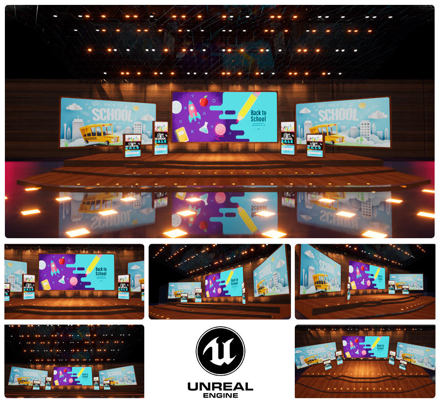 STAGE 50 | UNREAL ENGINE VIRTUAL SET - 3D VIRTUAL STUDIO - Best ...