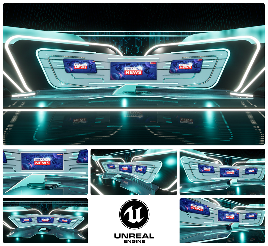 UNREAL - 3D VIRTUAL STUDIO - Best Marketplace For Virtual Production Sets