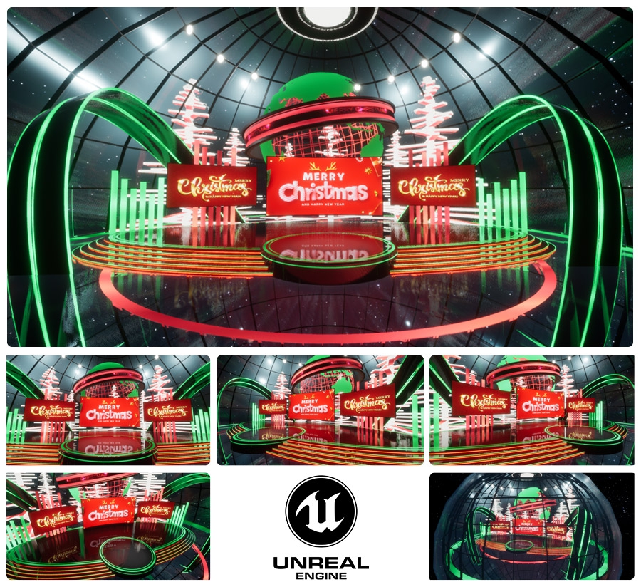 CHRISTMAS 14 | UNREAL ENGINE VIRTUAL SET - 3D VIRTUAL STUDIO - Best ...