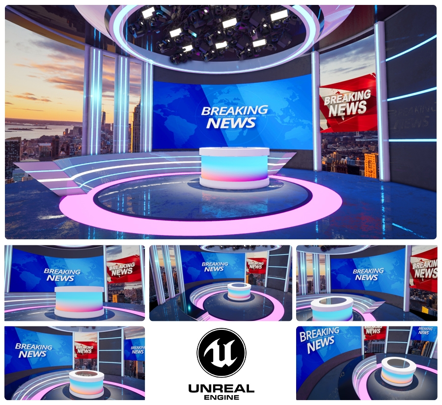 NEWS 141 | UNREAL ENGINE VIRTUAL SET - 3D VIRTUAL STUDIO - Best ...