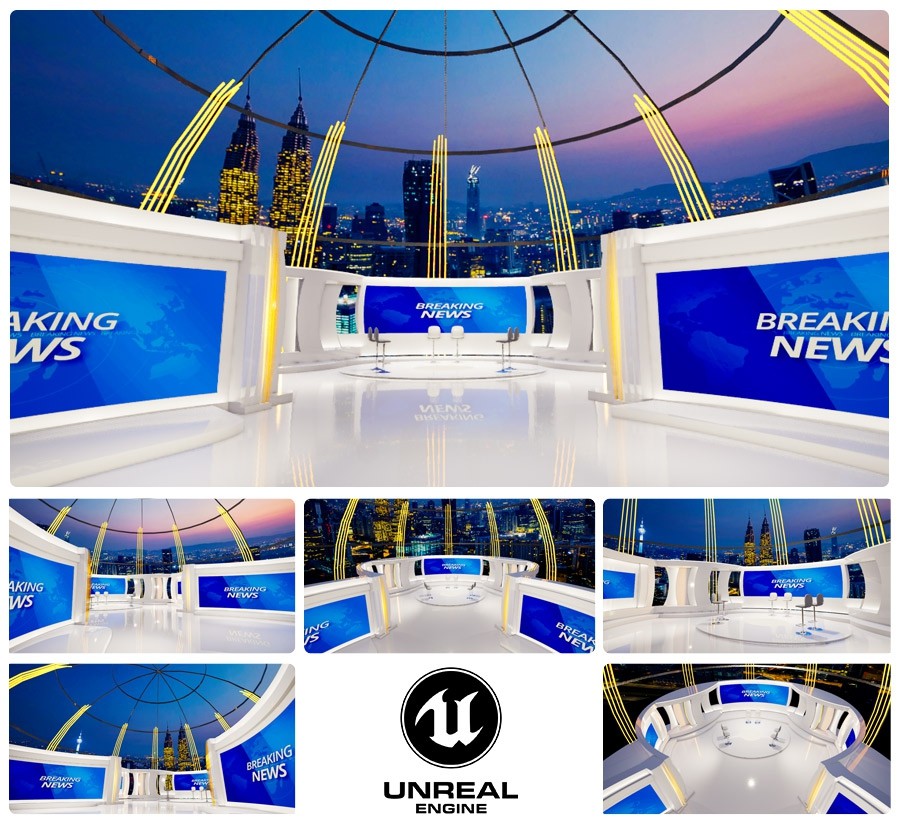 APPLE 01 | AXIMMETRY VIRTUAL SET - 3D VIRTUAL STUDIO - Best Marketplace ...