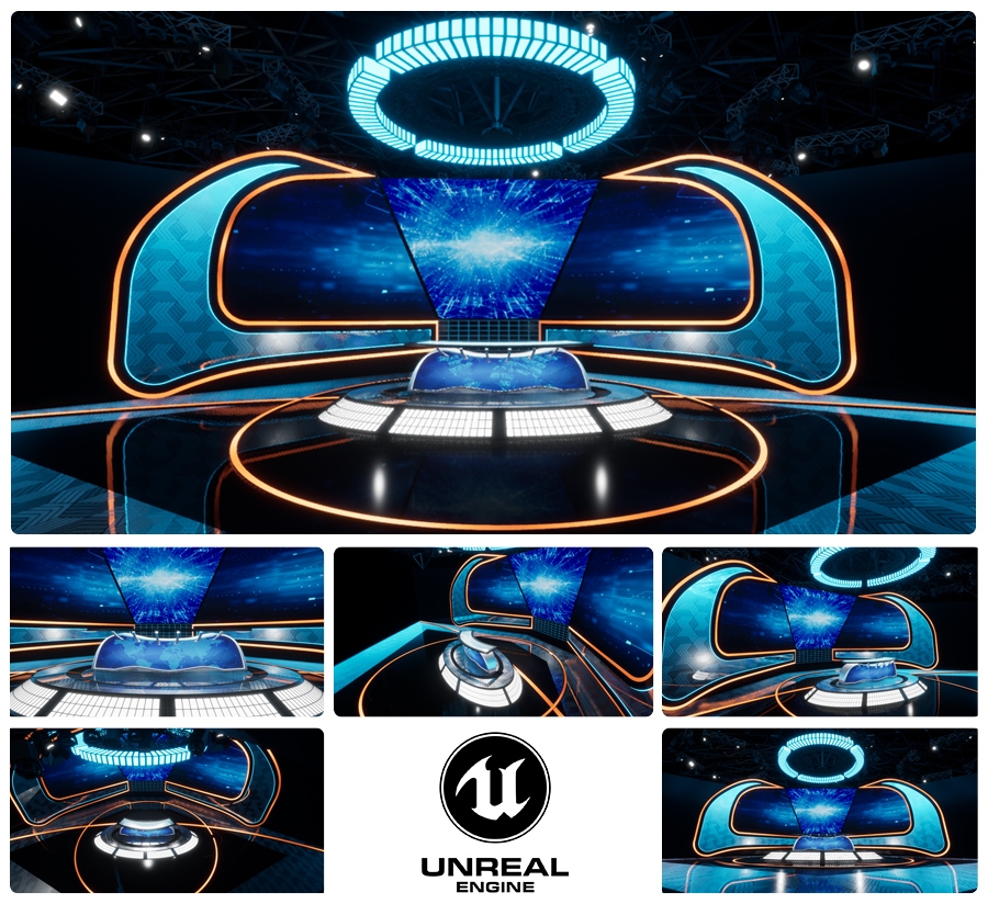 STAGE 105 | UNREAL ENGINE VIRTUAL SET - 3D VIRTUAL STUDIO - Best ...