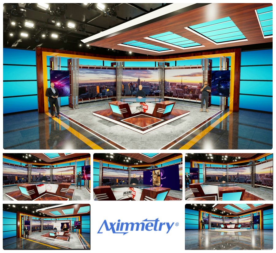 NEWS 85 | AXIMMETRY VIRTUAL SET - 3D VIRTUAL STUDIO - Best Marketplace For Virtual Production Sets