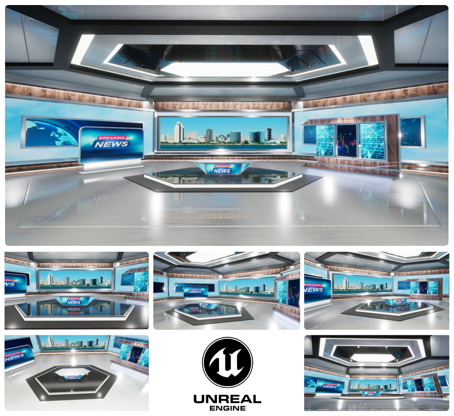 STAGE 115 | UNREAL ENGINE VIRTUAL SET - 3D VIRTUAL STUDIO - Best Marketplace For Virtual ...