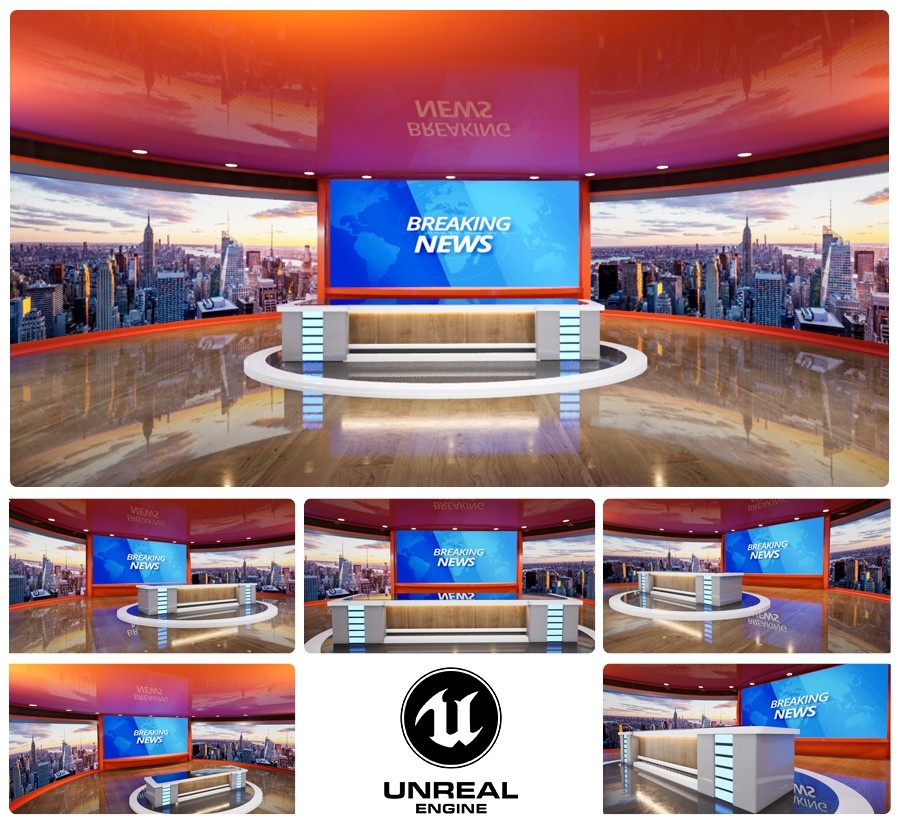 STAGE 125 | UNREAL ENGINE VIRTUAL SET - 3D VIRTUAL STUDIO - Best ...