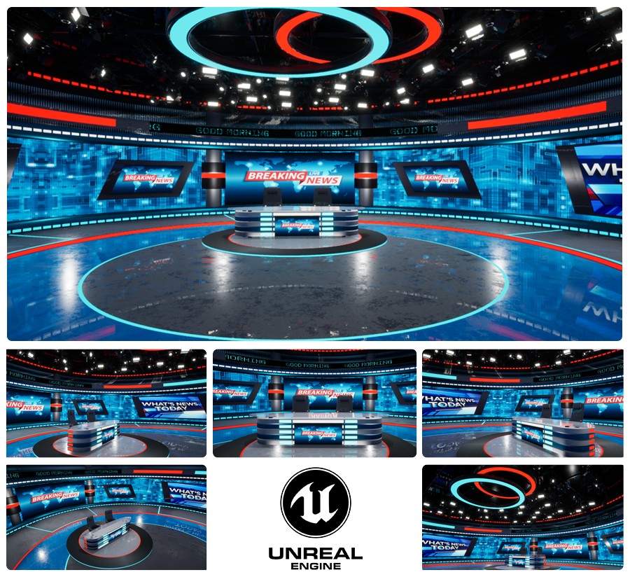 NEWS 143 | UNREAL ENGINE VIRTUAL SET - 3D VIRTUAL STUDIO - Best ...