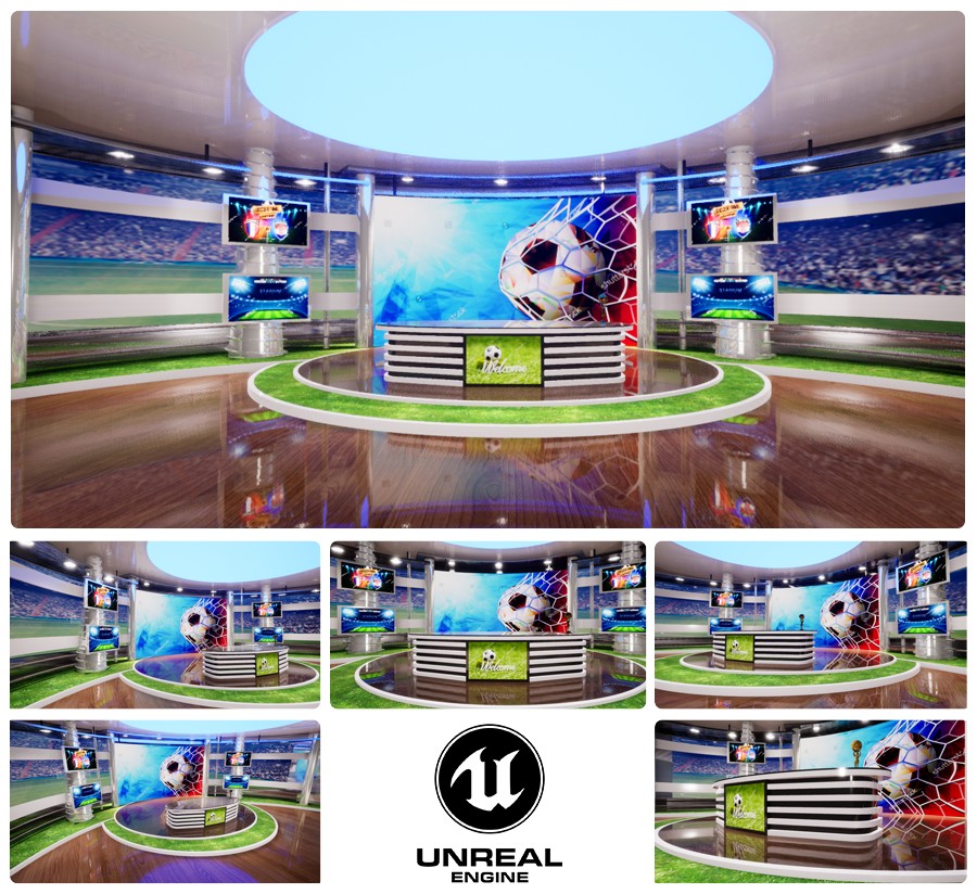 NEWS 138 | UNREAL ENGINE VIRTUAL SET - 3D VIRTUAL STUDIO - Best ...