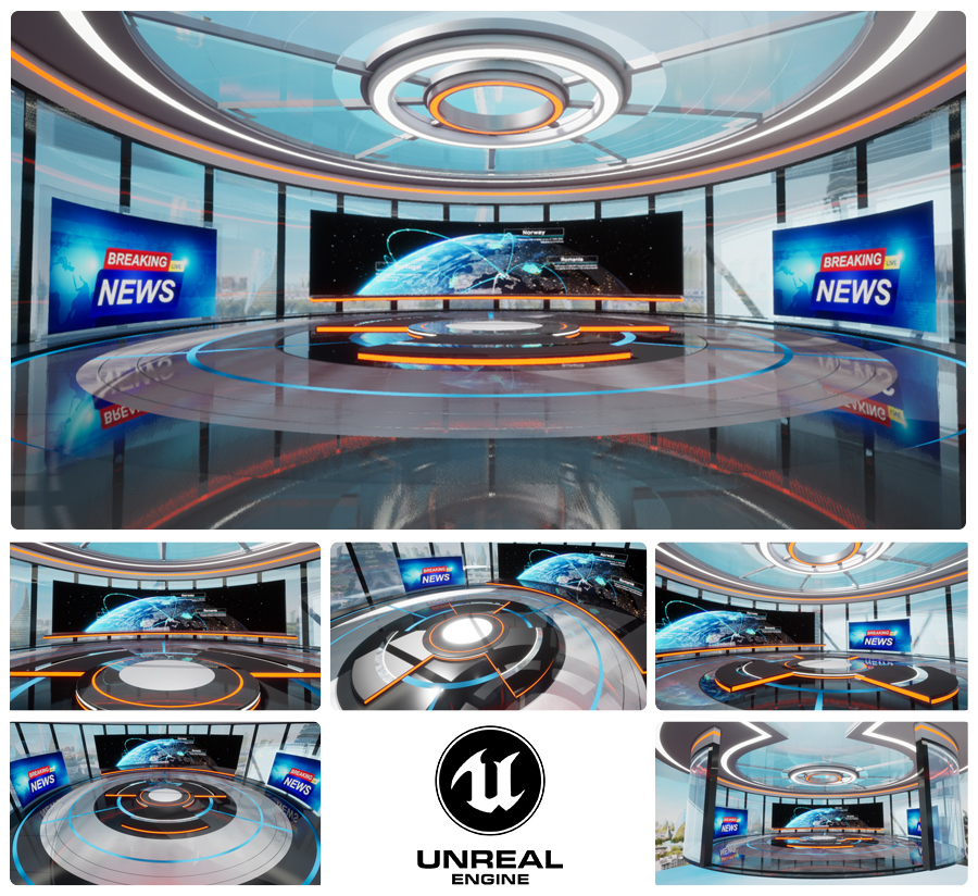 Free Download Unreal Virtual Studio Set - 3D VIRTUAL STUDIO - Best Marketplace For Virtual ...