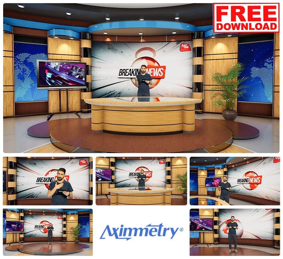 NEWS 06 | AXIMMETRY VIRTUAL SET - 3D VIRTUAL STUDIO - Best Marketplace ...