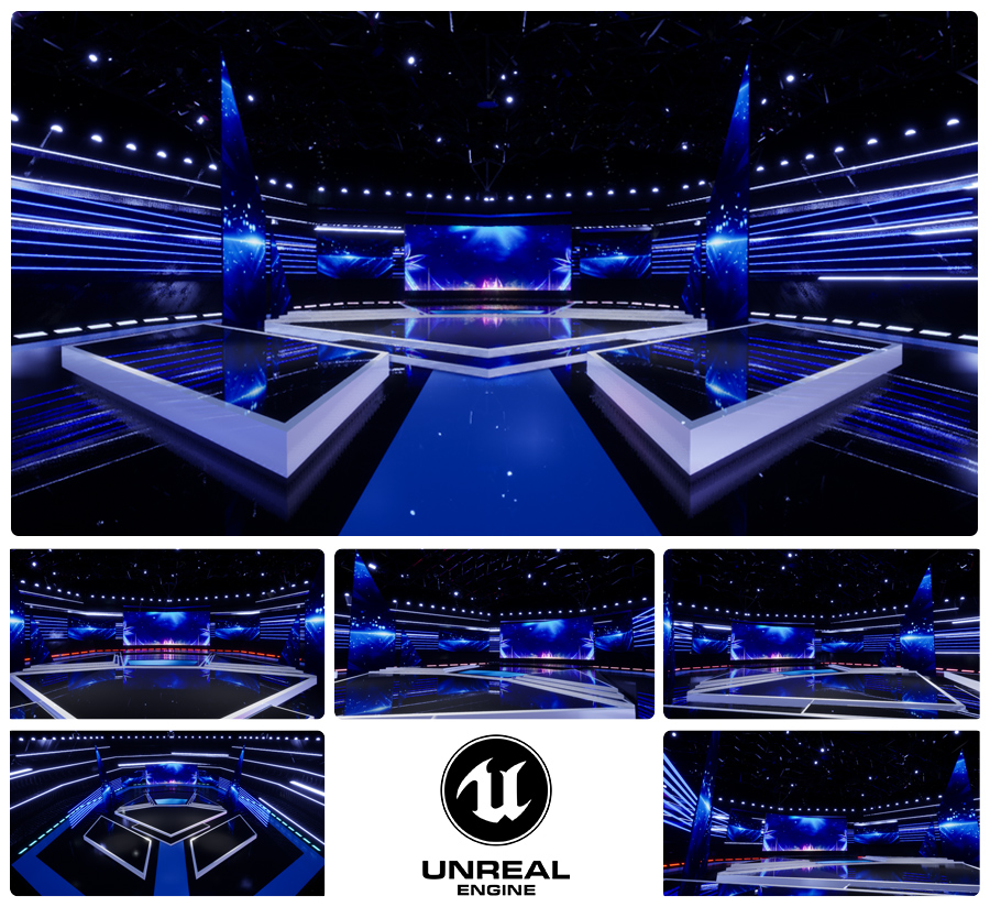NEWS 94 | UNREAL ENGINE VIRTUAL SET - 3D VIRTUAL STUDIO - Best ...