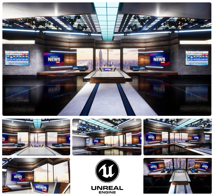 STAGE 108 | UNREAL ENGINE VIRTUAL SET - 3D VIRTUAL STUDIO - Best Marketplace For Virtual ...