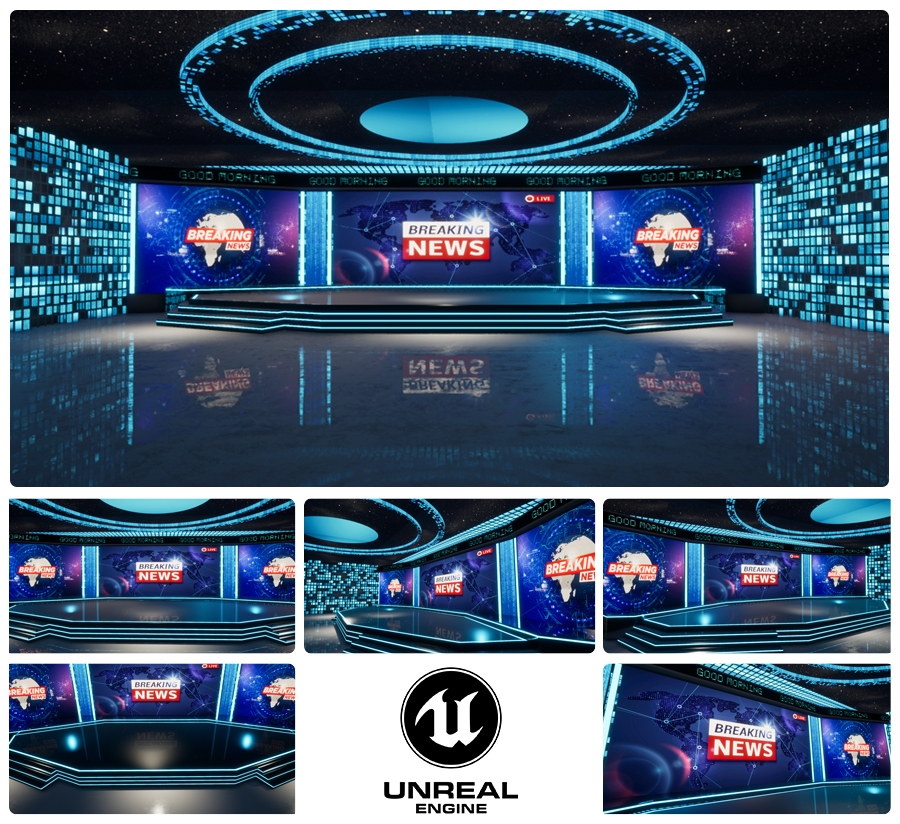 STAGE 118 | UNREAL ENGINE VIRTUAL SET - 3D VIRTUAL STUDIO - Best ...