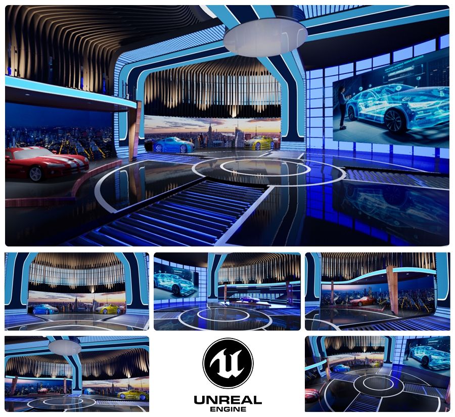 BROADCAST 02 | UNREAL ENGINE VIRTUAL SET - 3D VIRTUAL STUDIO - Best Marketplace For Virtual ...