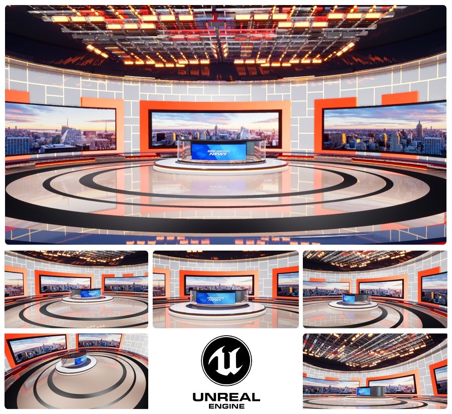 Free Download Unreal Virtual Studio Set - 3D VIRTUAL STUDIO - Best Marketplace For Virtual ...