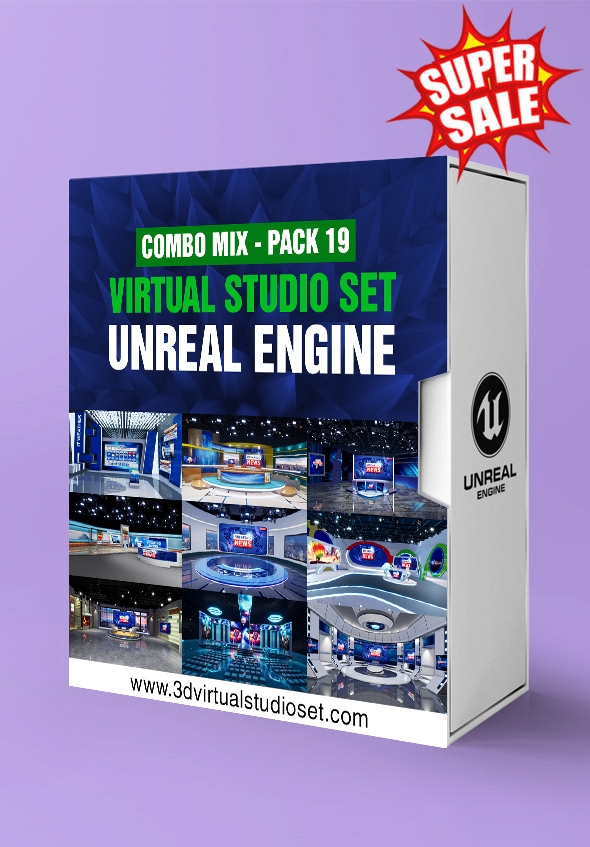 STAGE 110 | UNREAL ENGINE VIRTUAL SET - 3D VIRTUAL STUDIO - Best Marketplace For Virtual ...