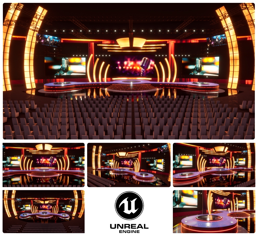 STAGE 110 | UNREAL ENGINE VIRTUAL SET - 3D VIRTUAL STUDIO - Best ...