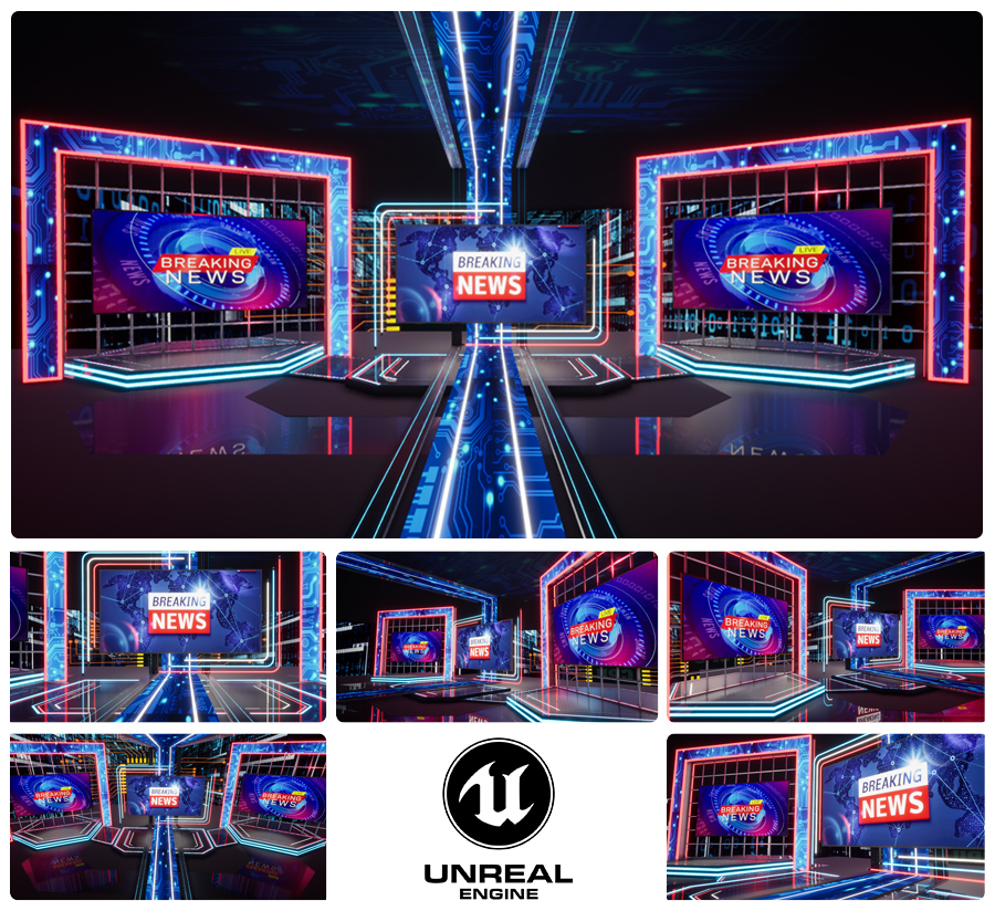 STAGE 118 | UNREAL ENGINE VIRTUAL SET - 3D VIRTUAL STUDIO - Best ...