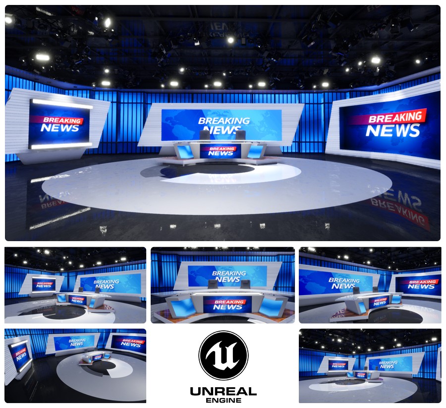 STAGE 92 | UNREAL ENGINE VIRTUAL SET - 3D VIRTUAL STUDIO - Best Marketplace For Virtual ...