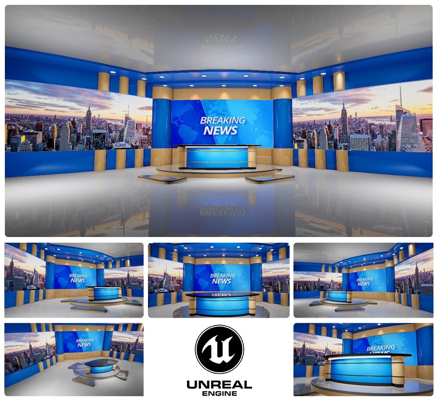 STAGE 85 | UNREAL ENGINE VIRTUAL SET - 3D VIRTUAL STUDIO - Best Marketplace For Virtual ...