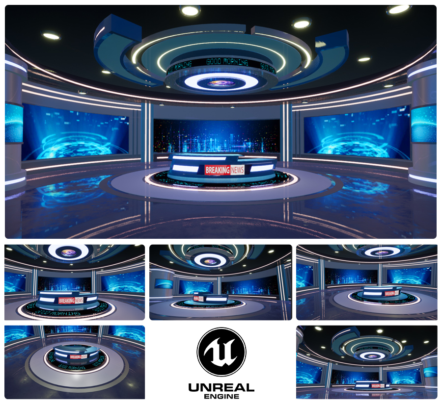 STAGE 127 | UNREAL ENGINE VIRTUAL SET - 3D VIRTUAL STUDIO - Best ...