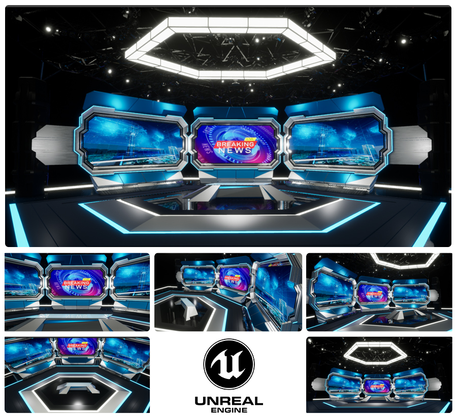 STAGE 115 | UNREAL ENGINE VIRTUAL SET - 3D VIRTUAL STUDIO - Best Marketplace For Virtual ...