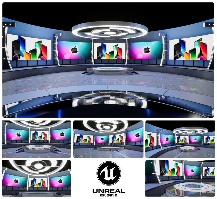 GAMESHOW | UNREAL ENGINE VIRTUAL SET - 3D VIRTUAL STUDIO - Best ...