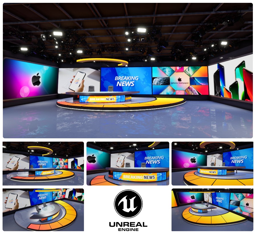 NEWS 73 | UNREAL ENGINE VIRTUAL SET - 3D VIRTUAL STUDIO - Best ...