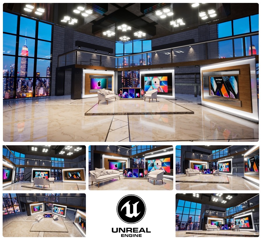 STAGE 92 | UNREAL ENGINE VIRTUAL SET - 3D VIRTUAL STUDIO - Best Marketplace For Virtual ...