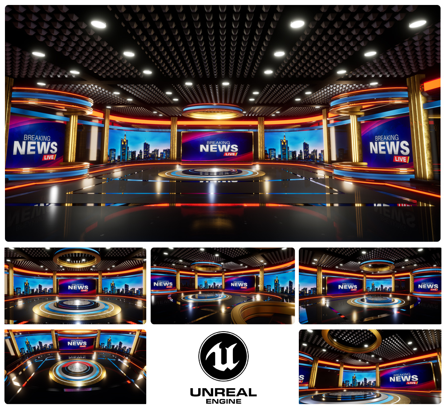 STAGE 115 | UNREAL ENGINE VIRTUAL SET - 3D VIRTUAL STUDIO - Best Marketplace For Virtual ...